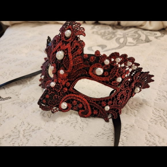 Accessories | Sexy Burlesque Masquerade Mask | Poshmark